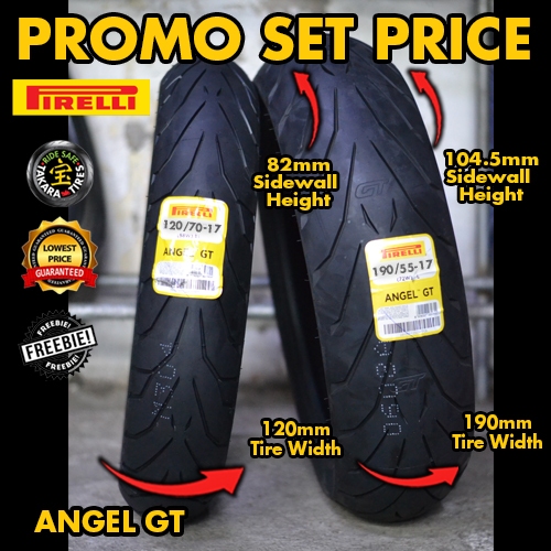 PIRELLI TIRES ANGEL GT PROMO SET PRICE TAKARA TIRES, Motorcycle Tires ...