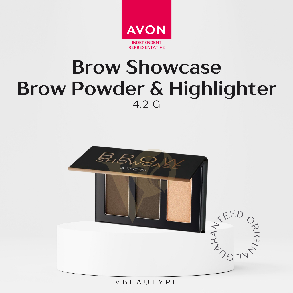 AVON Brow Showcase Palette 2 Brow Powder and Highlighter | Shopee ...