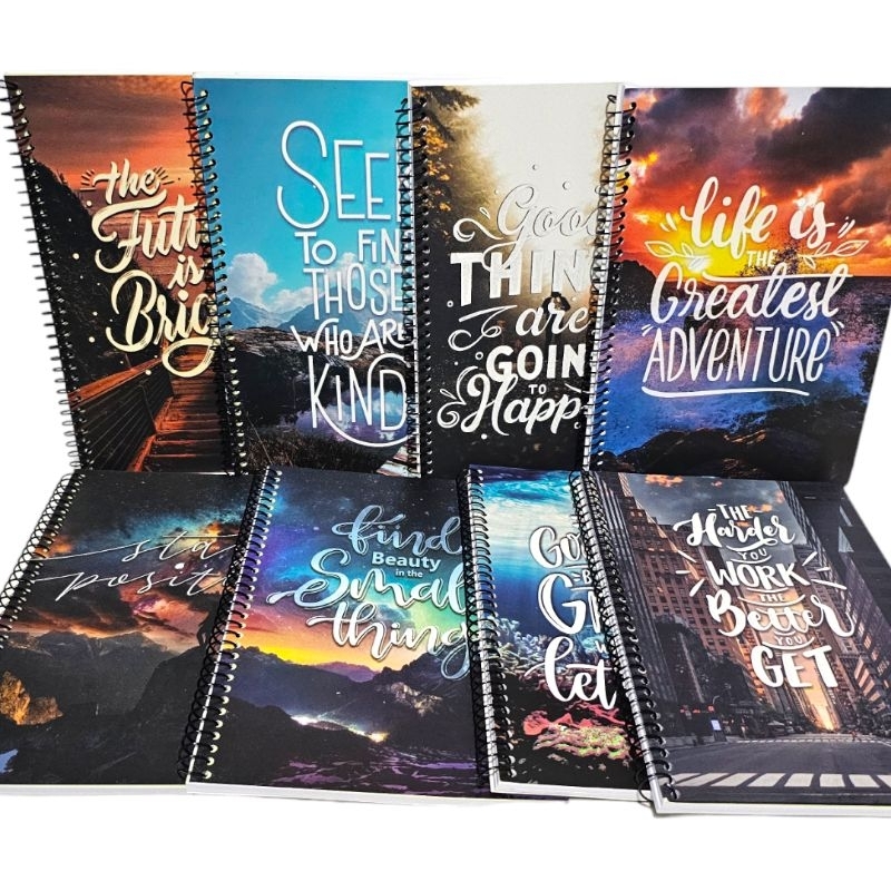 Spring Leaf Premium Notebook 80 Leaves- Brightside 6×8.5" in Random ...