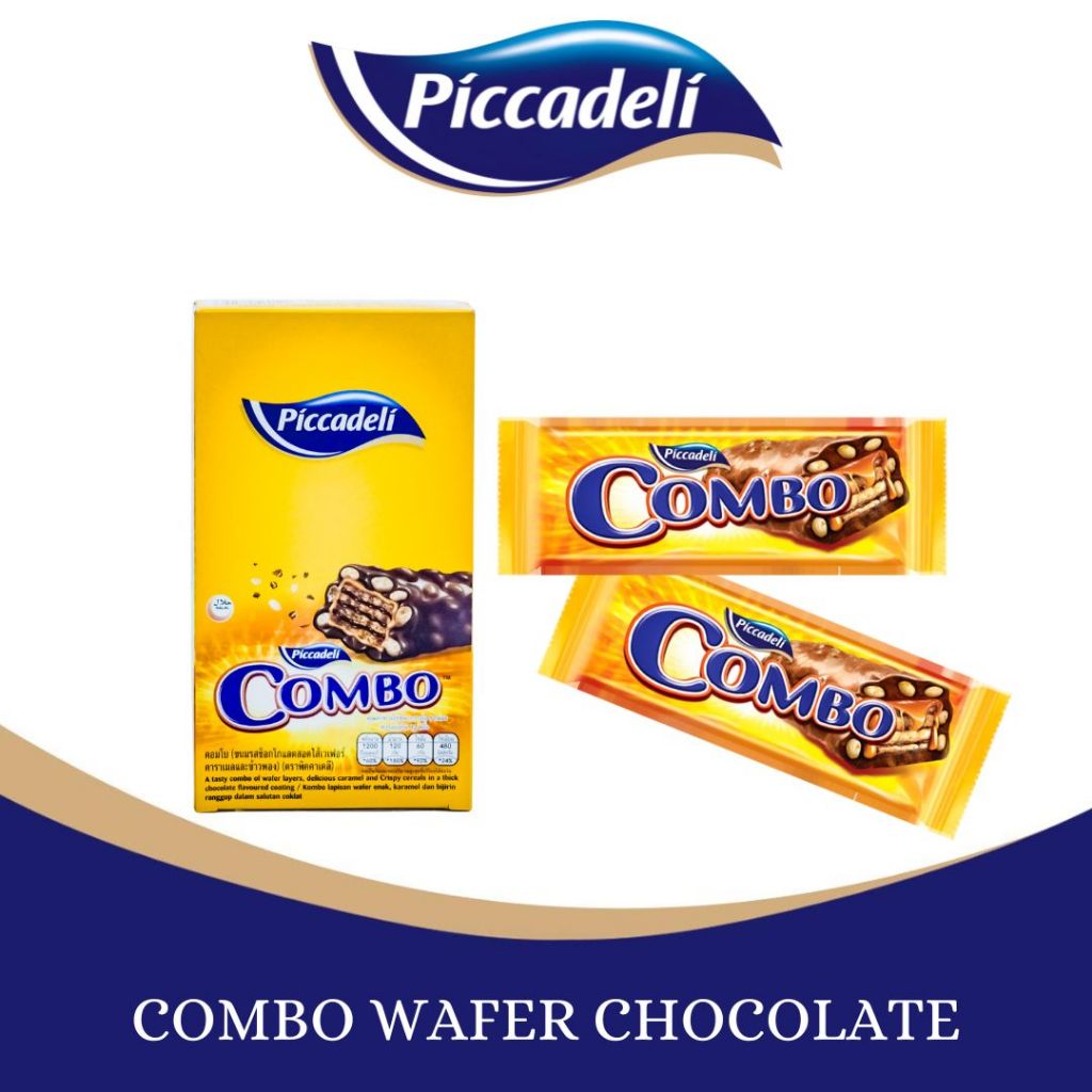 Piccadeli Combo Wafer with Crispy Cereals and Caramel 12x20g | Shopee ...