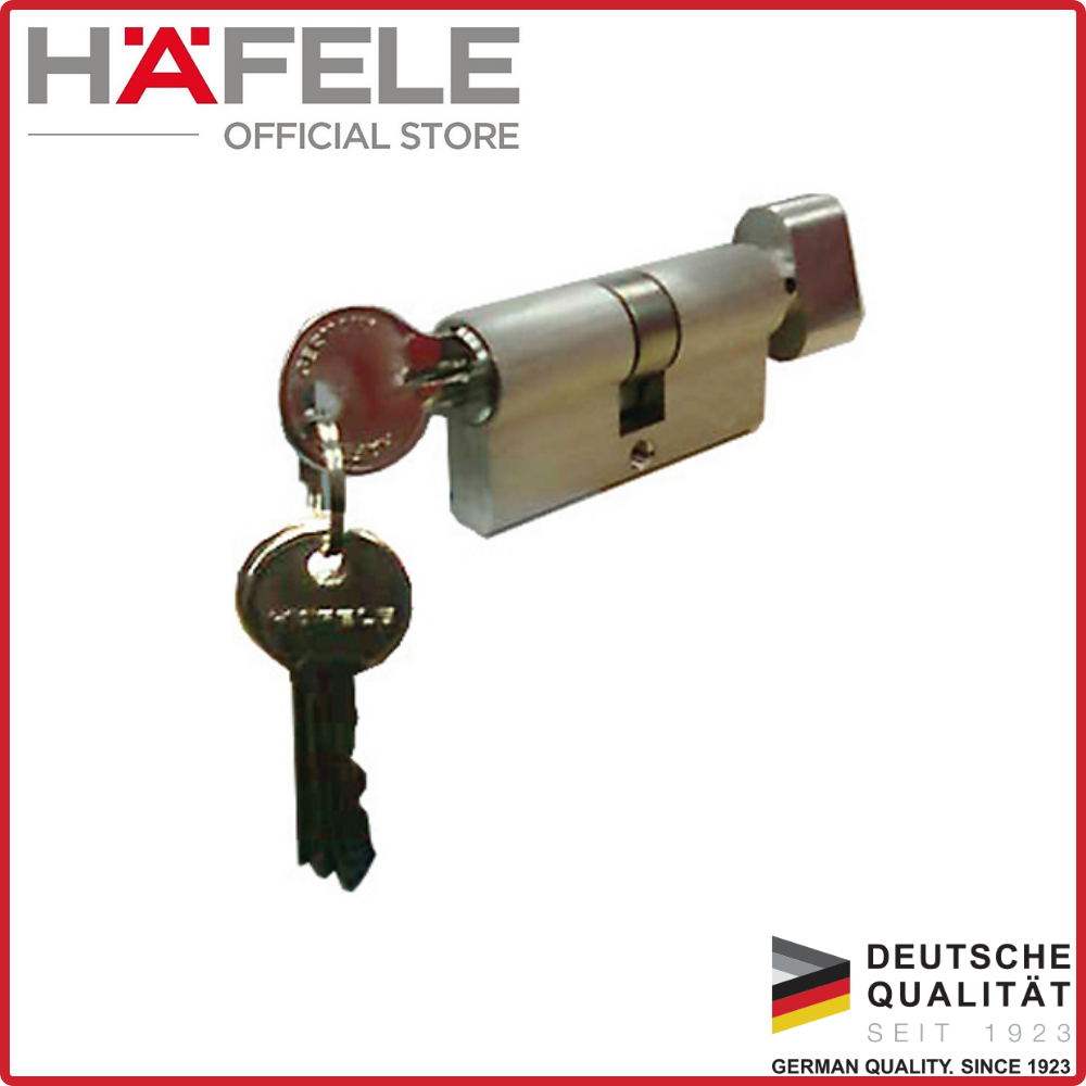 Hafele Profile Cylinder with Thumbturn Entrance Function | Shopee ...