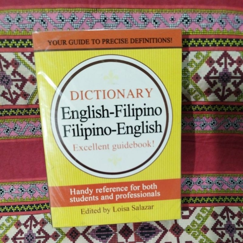 Dictionary (English -Filipino-Filipino English) | Shopee Philippines