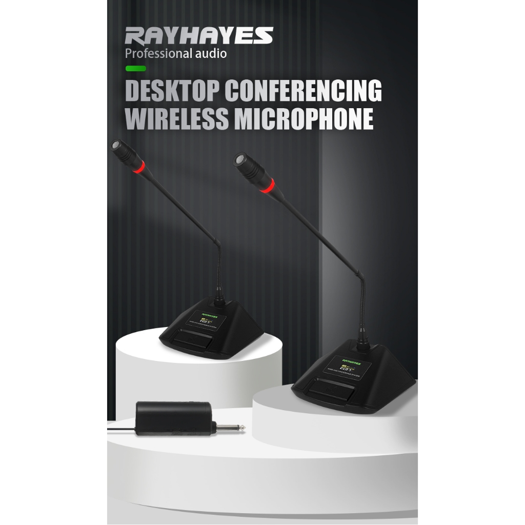 RAYHAYES Conference Microphone 360 Degree Adjustable Gooseneck MIC ...