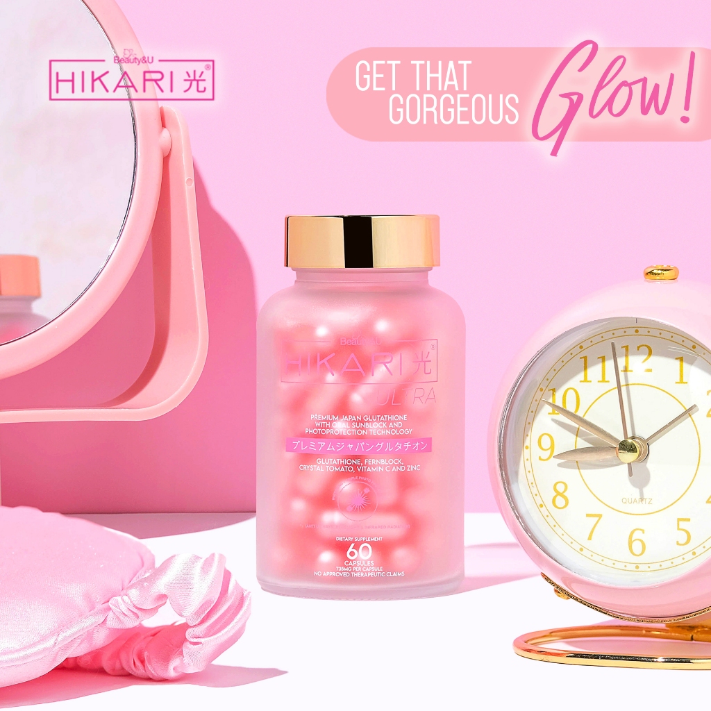 HIKARI Ultra Premium Japan Glutathione Beauty Supplement 60Capsule ...