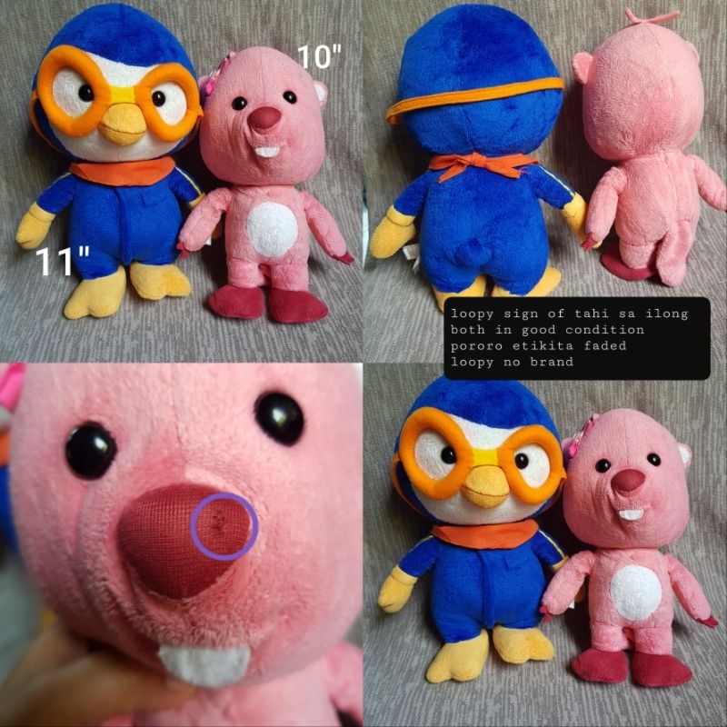 Pororo and friends eddy loopy crong petty poby hary plushies | Shopee ...