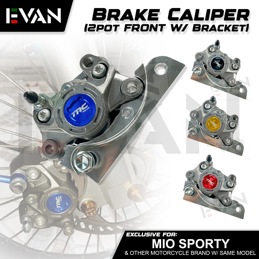 Formula Caliper (Front)2Pot For Mio Sporty With CNC Bracket | Shopee ...