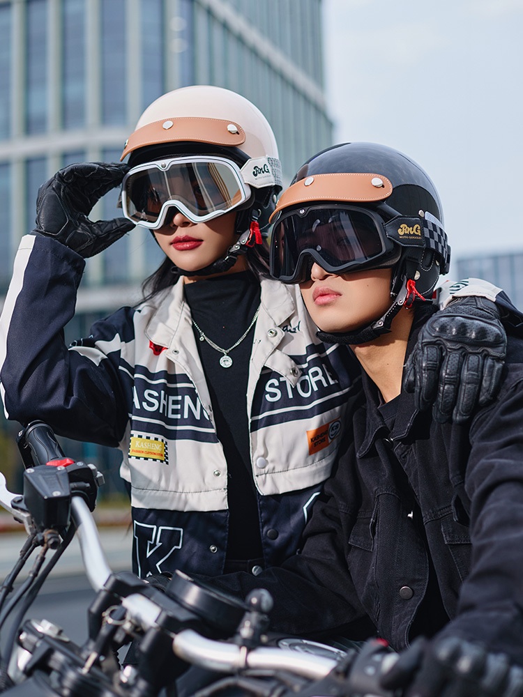 NEVA Original Unisex Classic harley Retro Half Face Helmet For ...