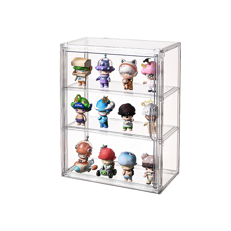 Acrylic Display Case Popmart Storage Organizer Transparent Boxes ...