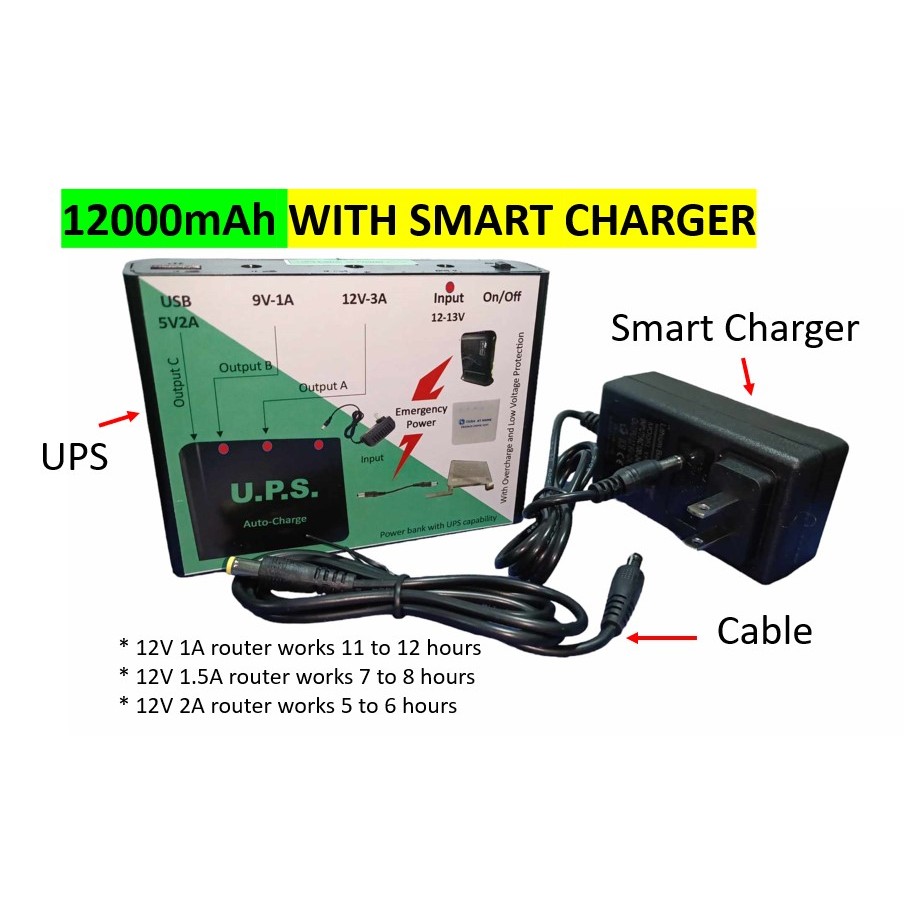 Uninterruptible Power Supply (UPS) for Routers (PLDT, Converge, Sky ...