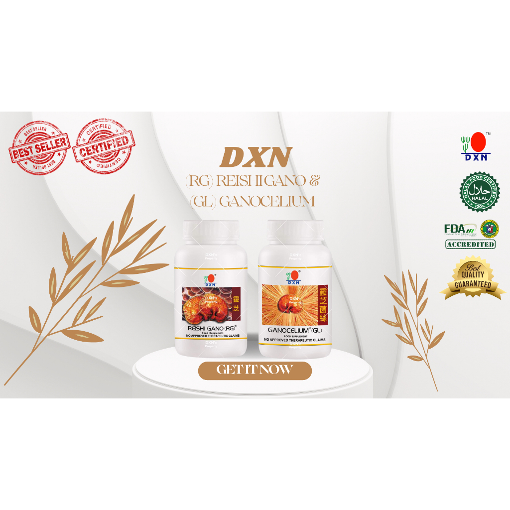 Liel's DXN (Reishi Gano) RG 90s & (Ganocelium) GL 90s | Shopee Philippines