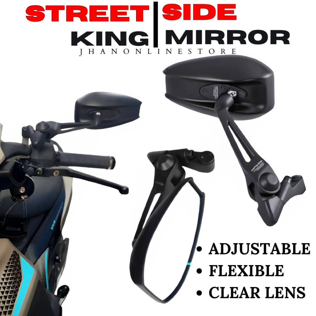 RAIDER R150 FI STREET KING SIDE MIRROR ORIGINAL HIGH QUALITY HEAVY DUTY ...
