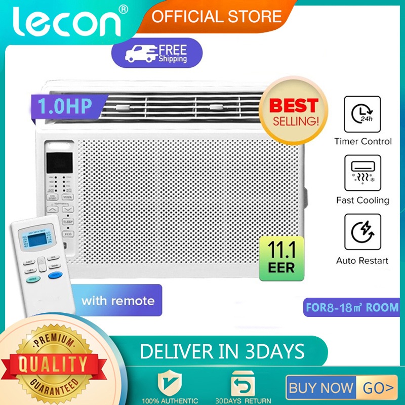 Window Air Conditioner, Digital LED Display, Fast Cooling, 0.8HP Air ...