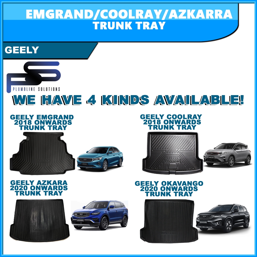 Car Trunk Tray Geely Coolray / Okavango / Azkarra / Emgrand 2018 ...