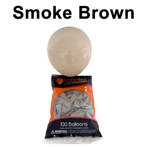 (12 INCH) RETRO SMOKE BROWN Balloon (25 pcs/100pcs per pack) | Shopee ...