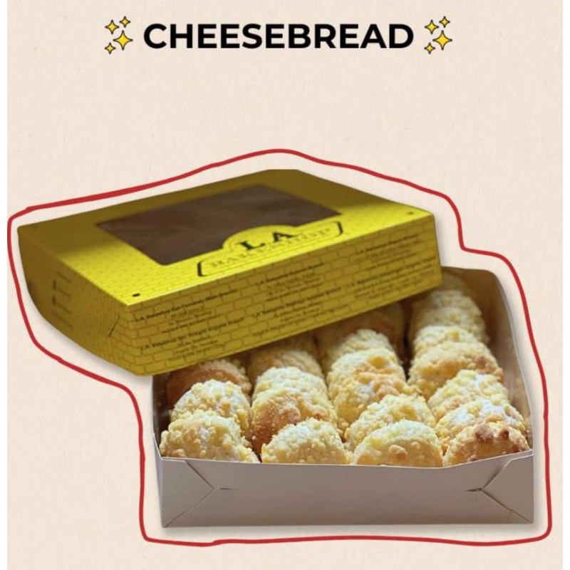 LA BAKESHOP PAMPANGA FAMOUS CHEESEBREAD AND SPANISH ROLL | Shopee ...
