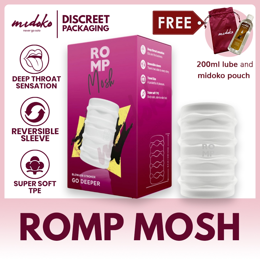 Midoko Romp Mosh Reusable BlowJob Stroker Male Masturbator Sex Toys | Shopee Philippines