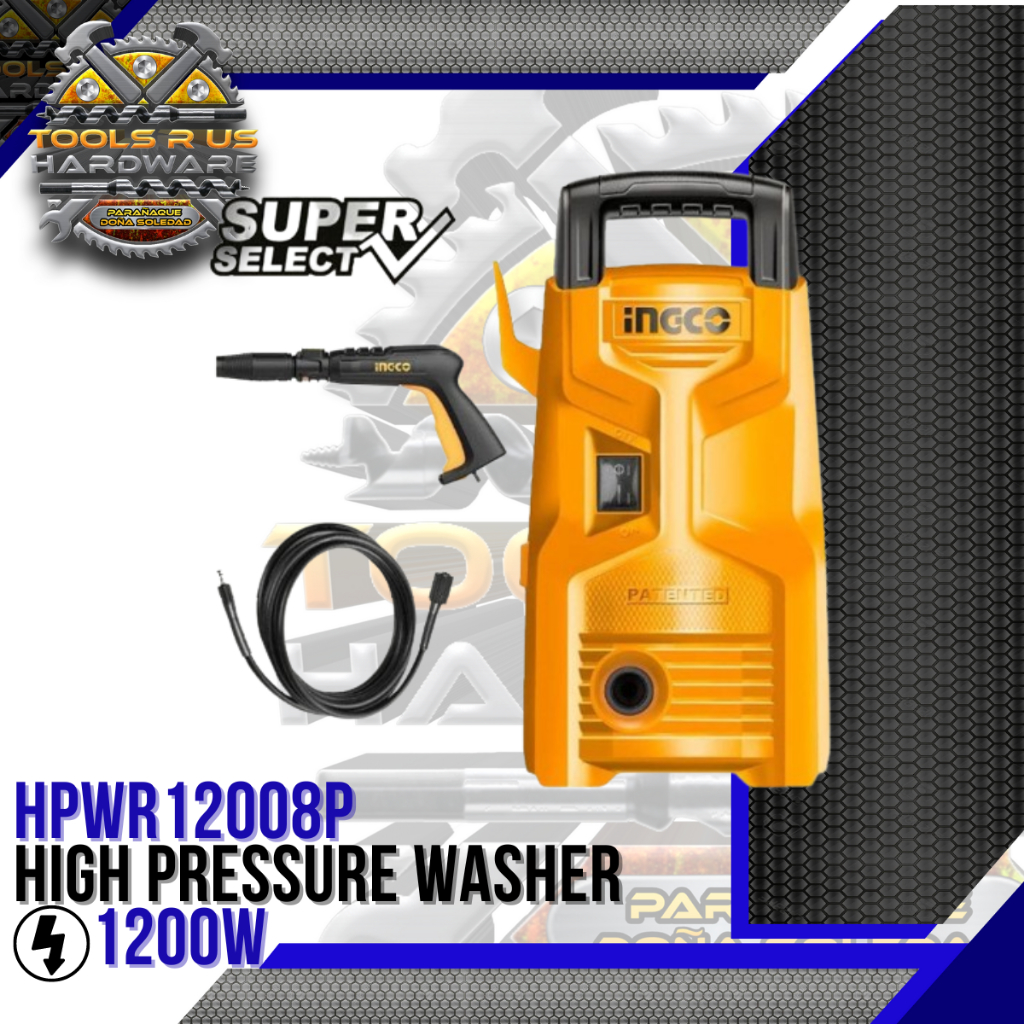 (HPWR12008P) INGCO HIGH PRESSURE WASHER 1200W | SUPER PRODUCT | BETTERLIVING | Shopee Philippines