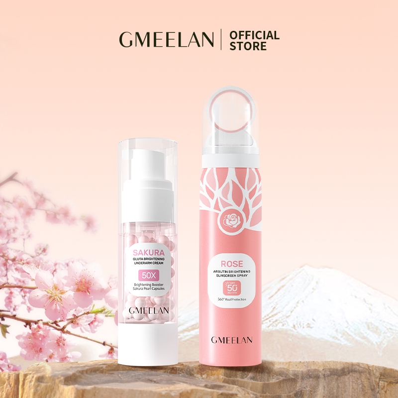 GMEELAN Body Brightening and Anti-sunburn Set Underarm Cream with ...