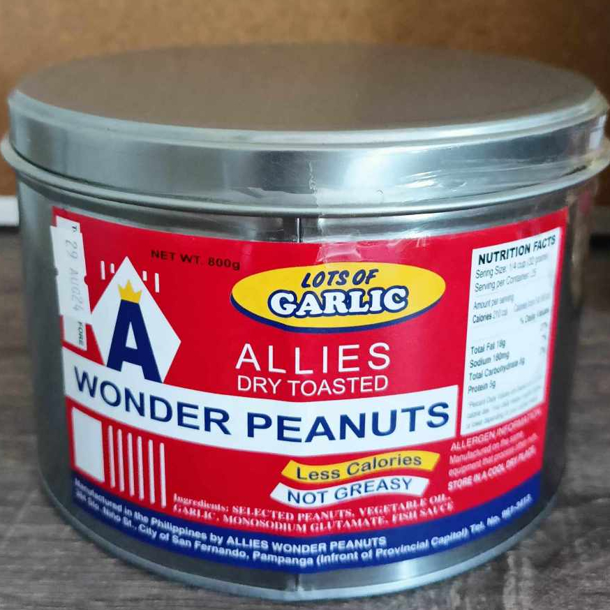 Allies Dry Toasted Wonder Peanuts | Shopee Philippines
