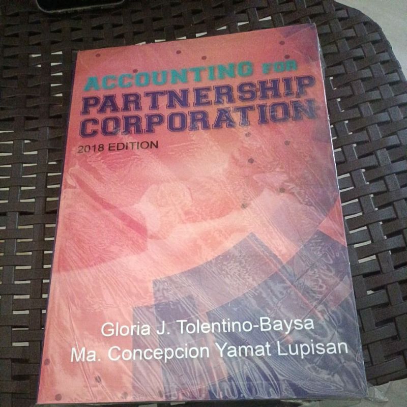 Accounting for Partnership Corporation (2018 edition) | Shopee Philippines