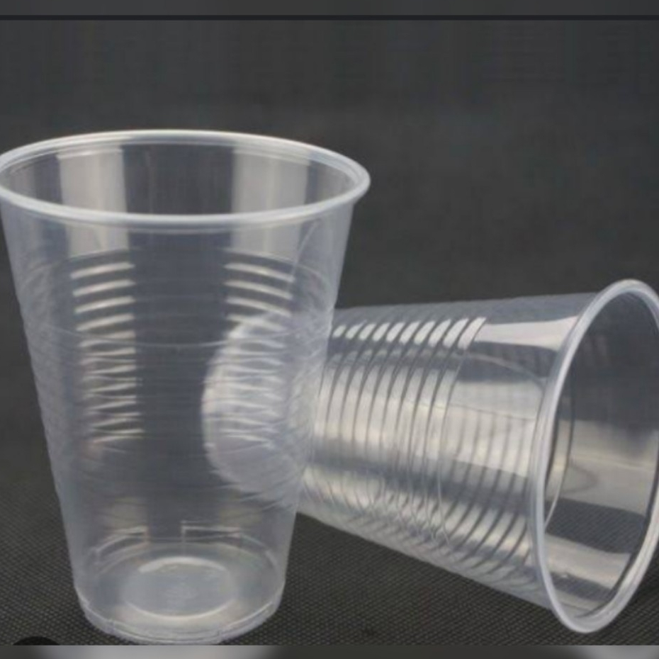 50 PCS PER PACK DISPOSABLE PLASTIC CUPS AVAILABLE SIZE 16oz, 12oz, 10oz ...
