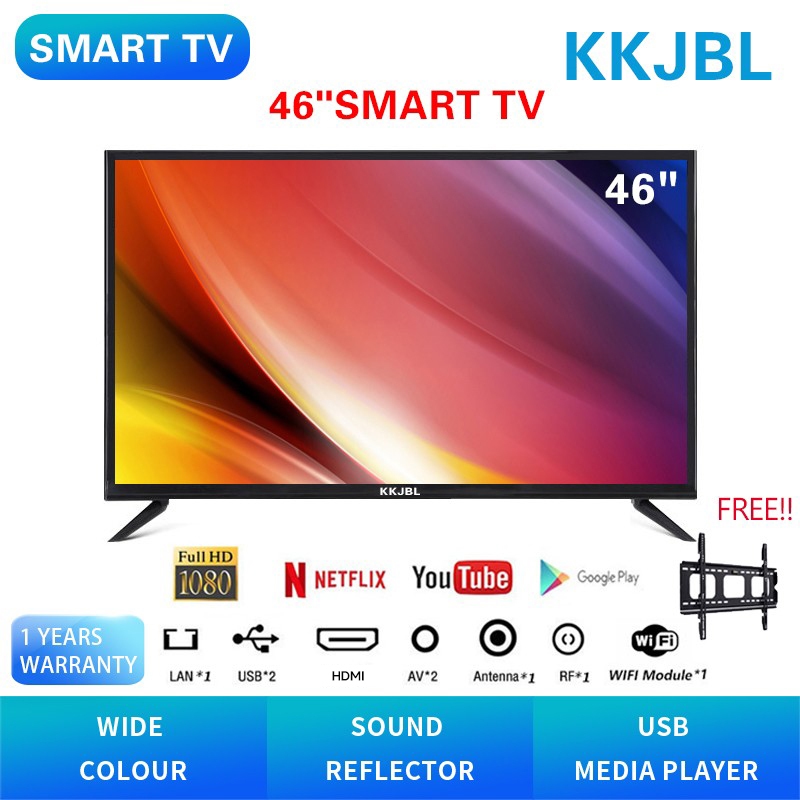 KKJBL&JEAANSP LED TV 40 inch/43 inch/46 inch Smart TV HD With Android ...