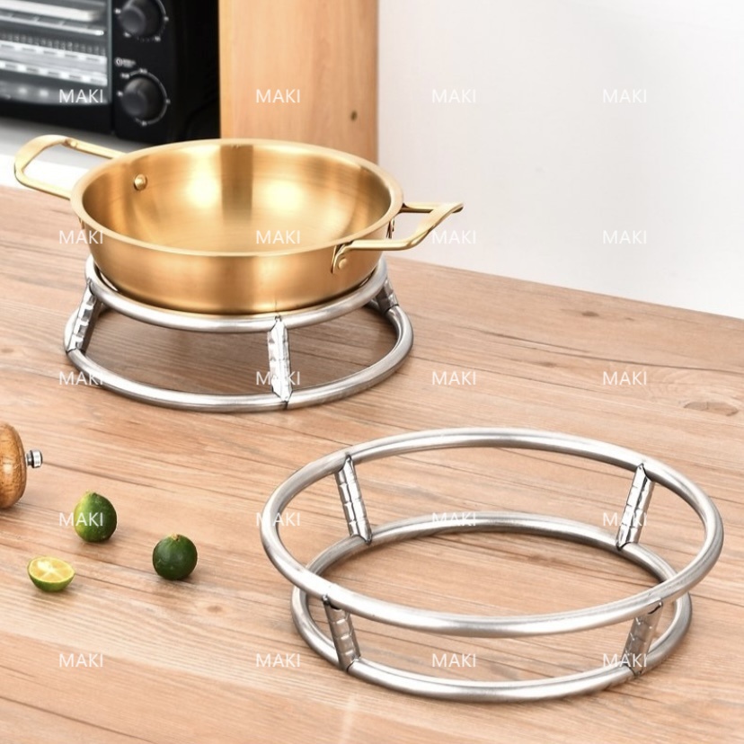 thick steam rack drying tray stainless steel pot holder wok stand pot ...