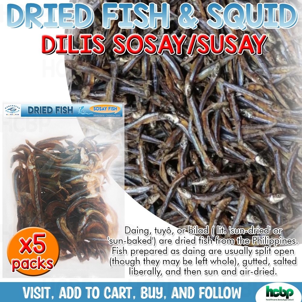 Dried Fish Dilis Susay / Sosay 500g / 1kg Dried Anchovies / Gourmet ...