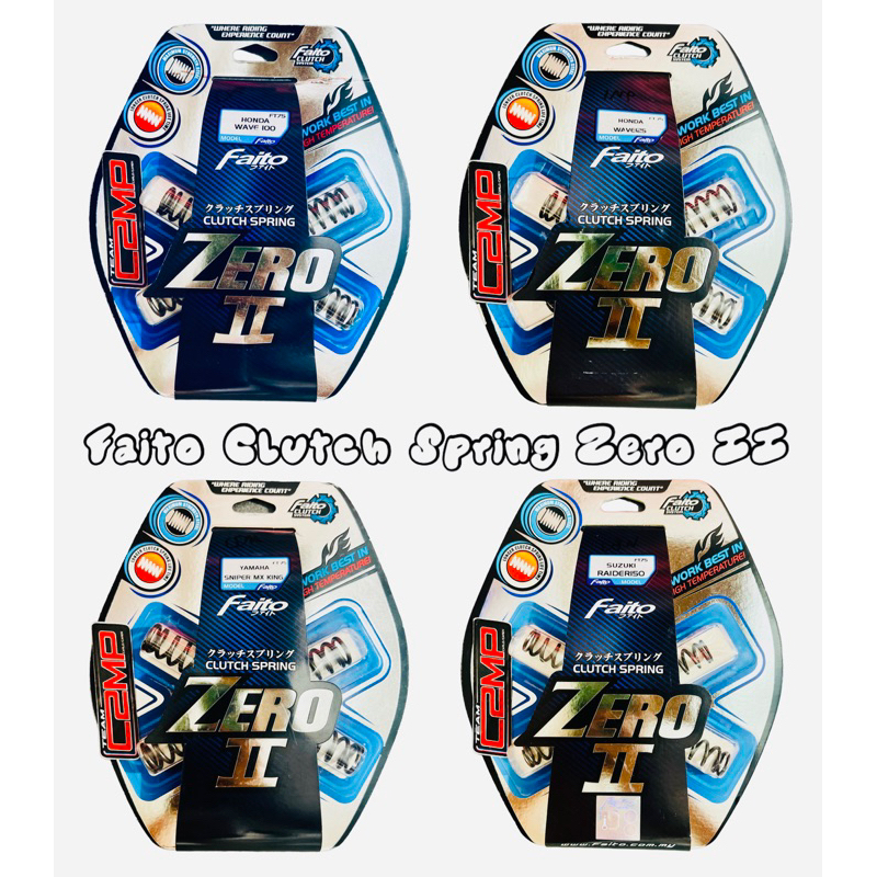 Faito Clutch Spring Zero II Raider150 Carb , Sniper 135 , Wave 100 ...