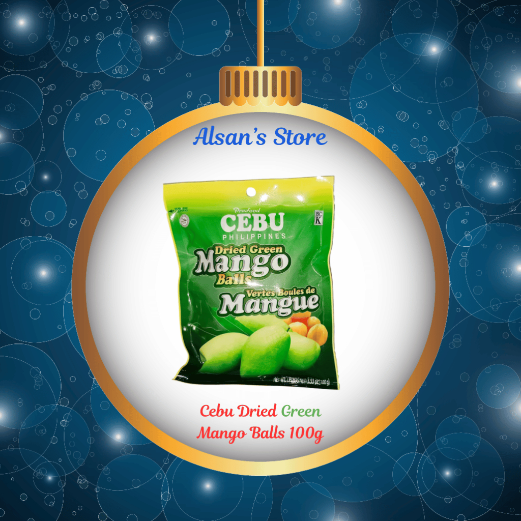 CEBU BRAND DRIED GREEN MANGO BALLS 100G | Shopee Philippines