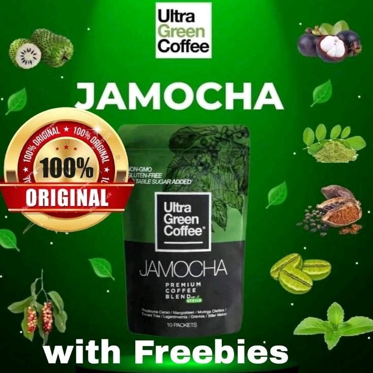 ORIGINAL JAMOCHA ULTRA GREEN COFFEE (10 PACKETS) | Shopee Philippines
