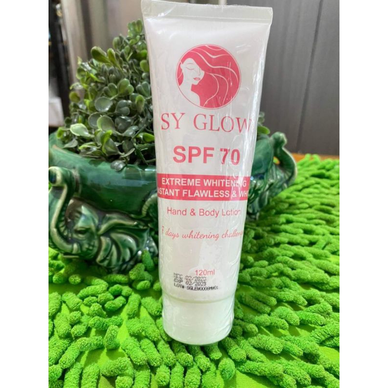 SY GLOW MOISTURIZING EXTREME WHITENING INSTANT FLAWLESS(120ML) | Shopee ...