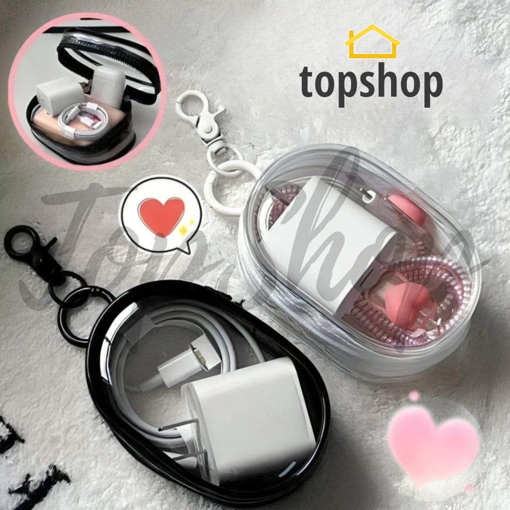 TOPSHOP 1pc Fashion Compact and Convenient Hook Data Cable Storage Box ...