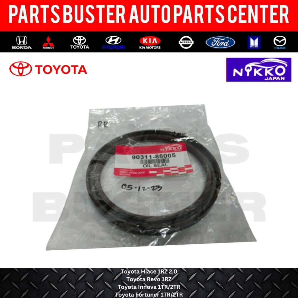 Rear Crankshaft Oil Seal for Toyota Hiace, Revo, Innova, Fortuner ...