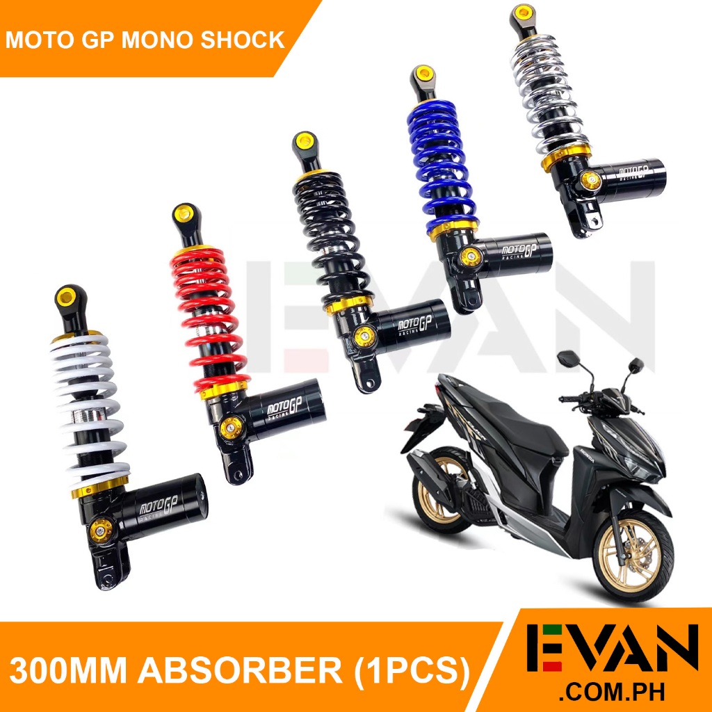 COD Rear Mono Shock 300mm(1pcs) Abesorber with Gas Tank For Mio Click Beat FI Skydrive Scoopy ...