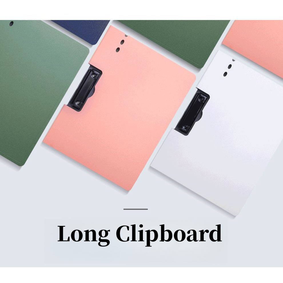 Long Clipboard Folder Clip Folder Long with Cover Document File Folder ...