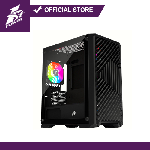 1STPLAYER TRILOBITE T5 MID-TOWER GAMING CASE W/ TG SIDE/ M-ATX (BLACK ...