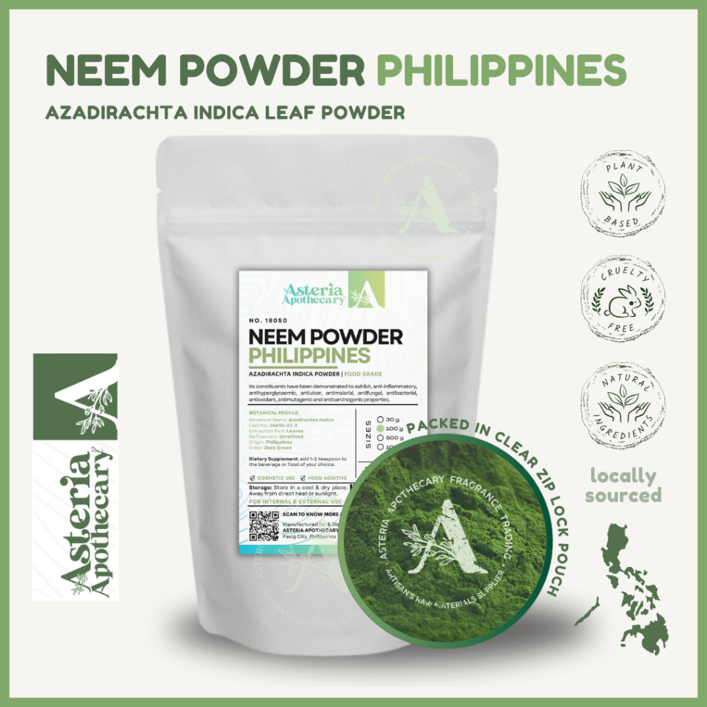 Neem Leaf Powder 30g & 100g - Asteria Apothecary | Shopee Philippines