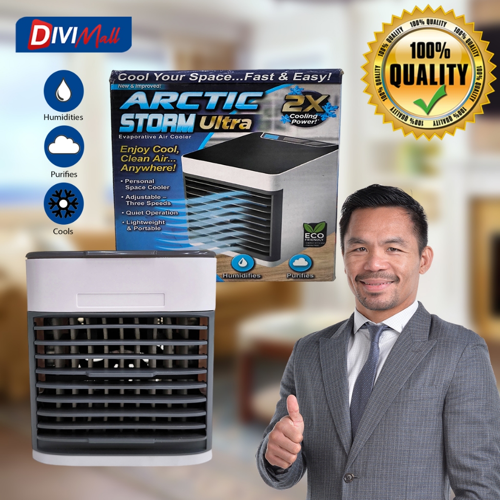 Divimall Air conditioning Portable Fan (Vaporative Air Cooler) | Shopee ...