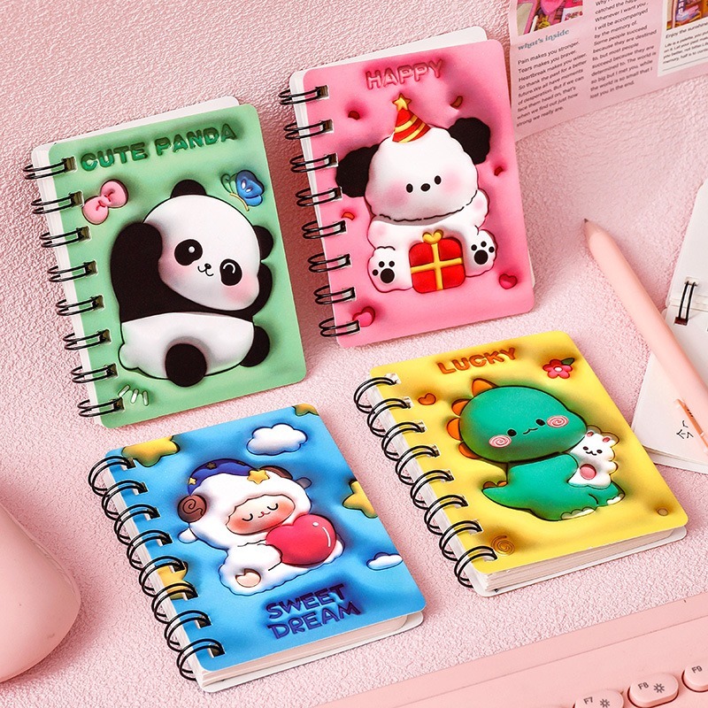 New mini Blank notebook, cute animal design notebook | Shopee Philippines