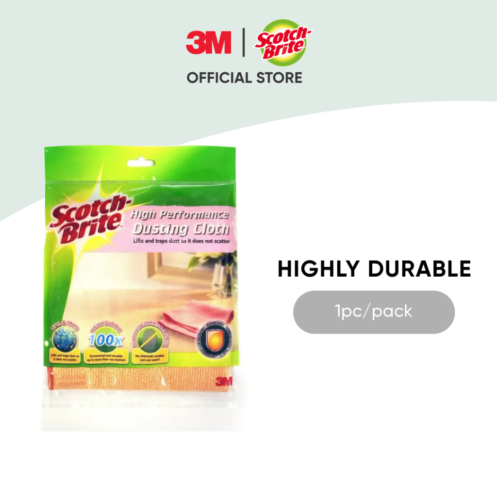 3M™ Scotch-Brite® High Performance Dusting Cloth, Highly Durable, 1 pc ...