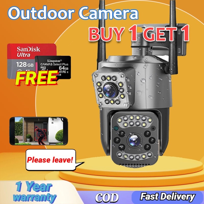 Tecno Buy 1 Take 1 V380 Pro CCTV Camera dual lens WiFi Wireless Outdoor IP Security Cameras 4K ...