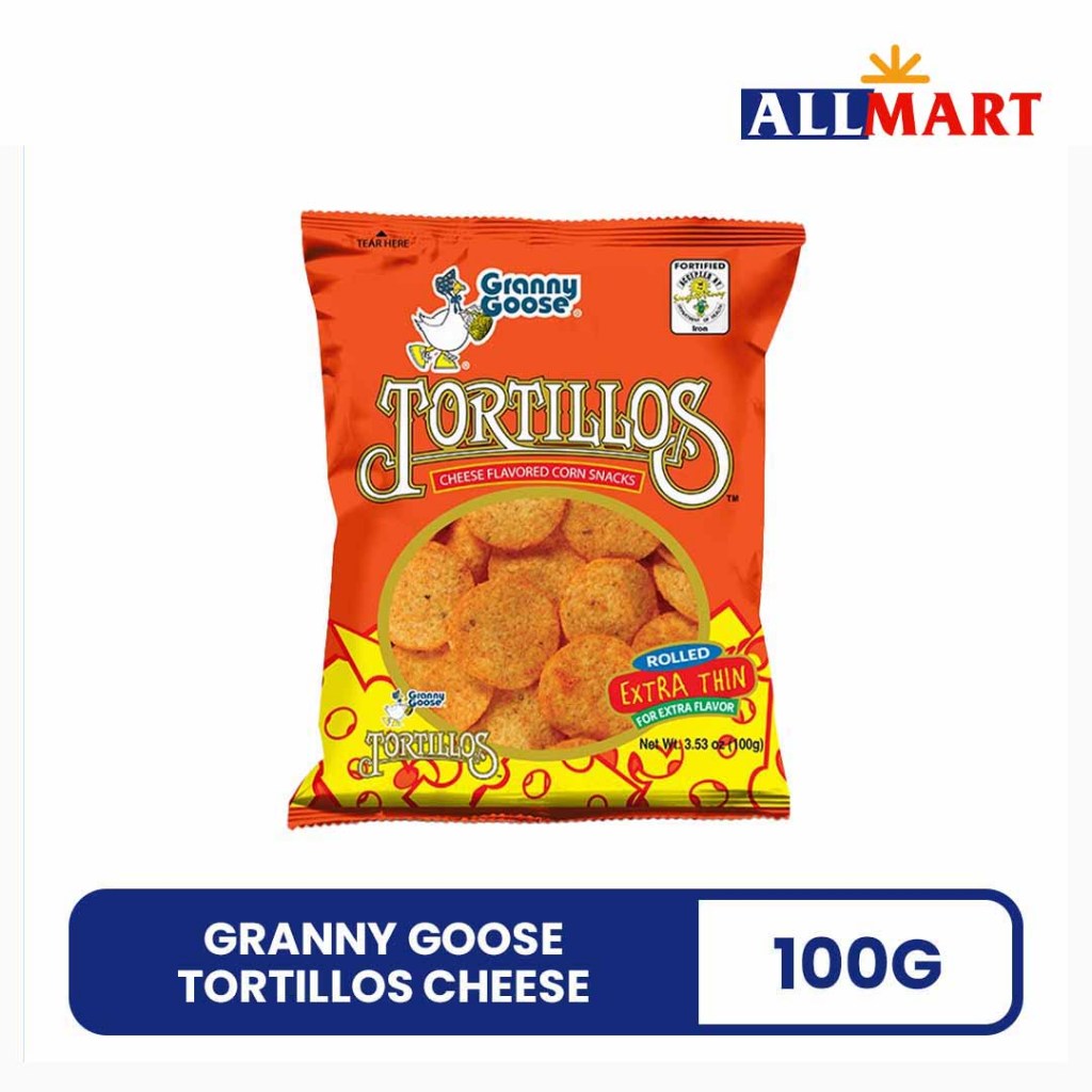 Granny Goose Tortillos Cheese 100g | Shopee Philippines