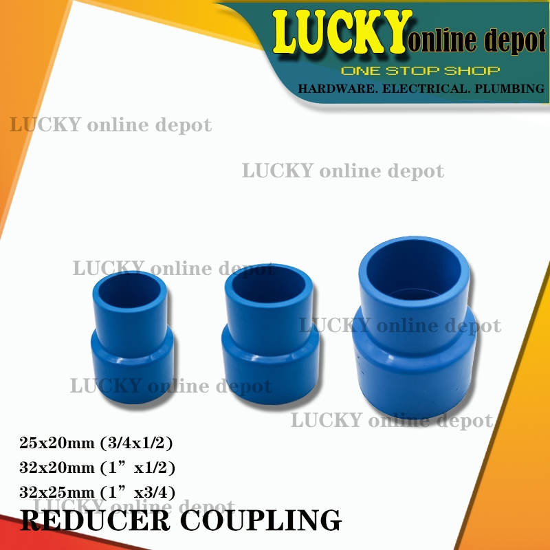 BLUE BEST PVC COUPLING REDUCER 3/4x1/2 & 1x3/4 | Shopee Philippines
