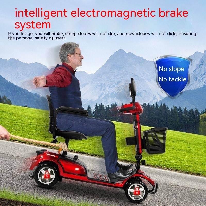 mobility scooter elderly electric wheelchair rechargeable battery ...