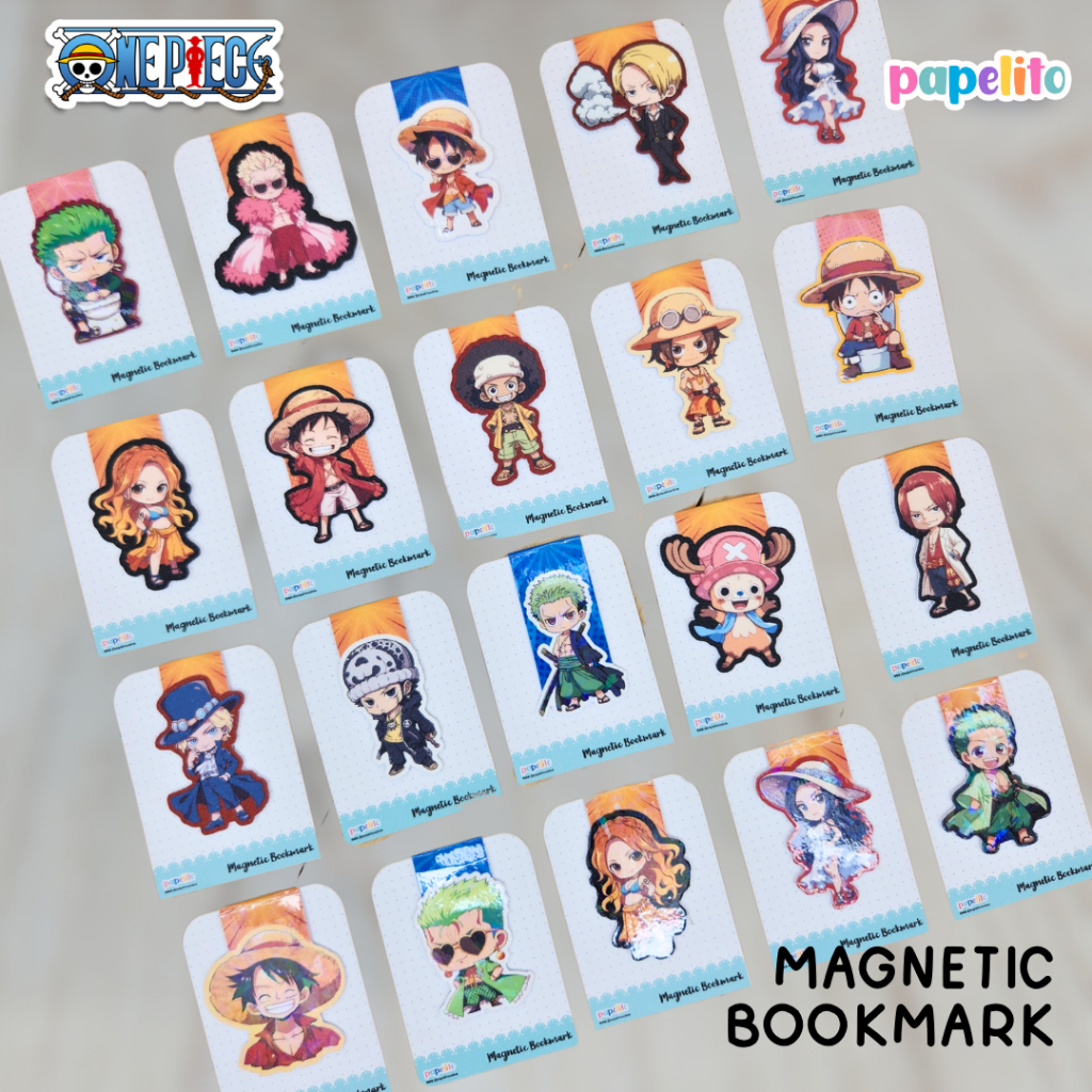 One Piece Magnetic Bookmark | Anime Luffy | Aesthetic Collectible ...