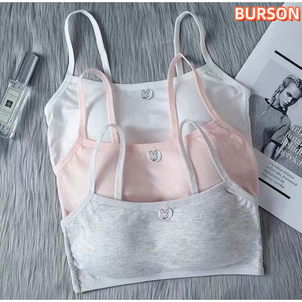 BURSON 1piece of Kids Girls lnnerwear Baby bra Cotton Teenagers W/foam ...