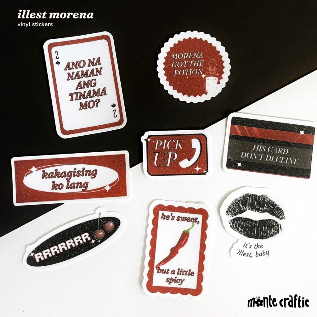 Illest Morena Vinyl Sticker [Per Piece] | monte craftie | Shopee ...