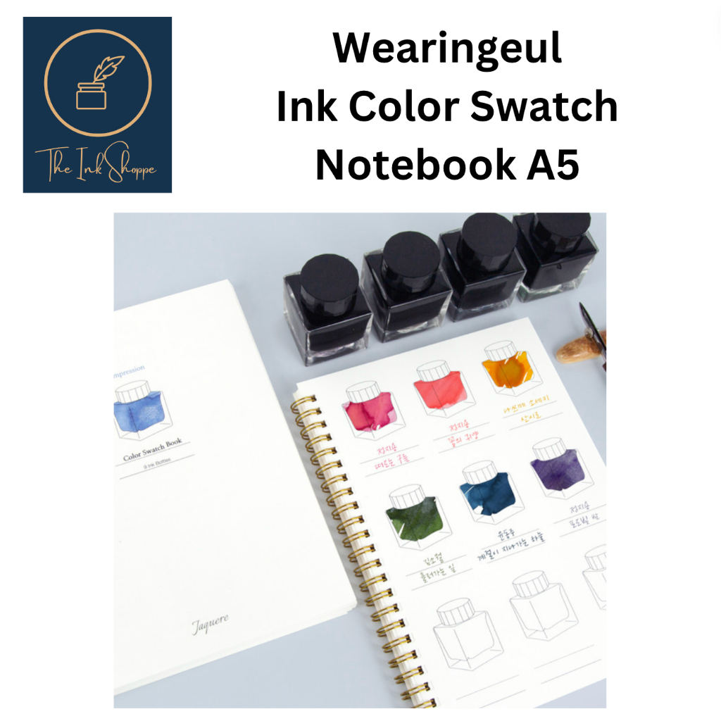 Wearingeul Ink Color Swatch Notebook A5 | Shopee Philippines