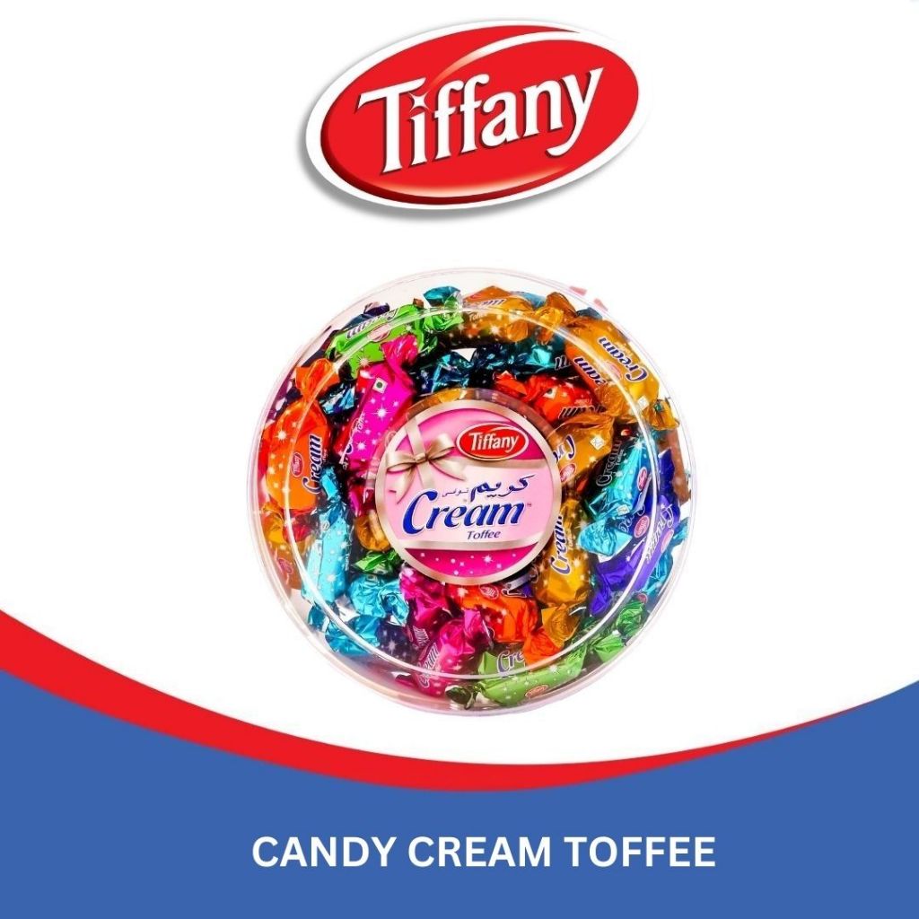TIFFANY Candy Cream Assorted Toffees with Soft Creamy Centres 400g ...